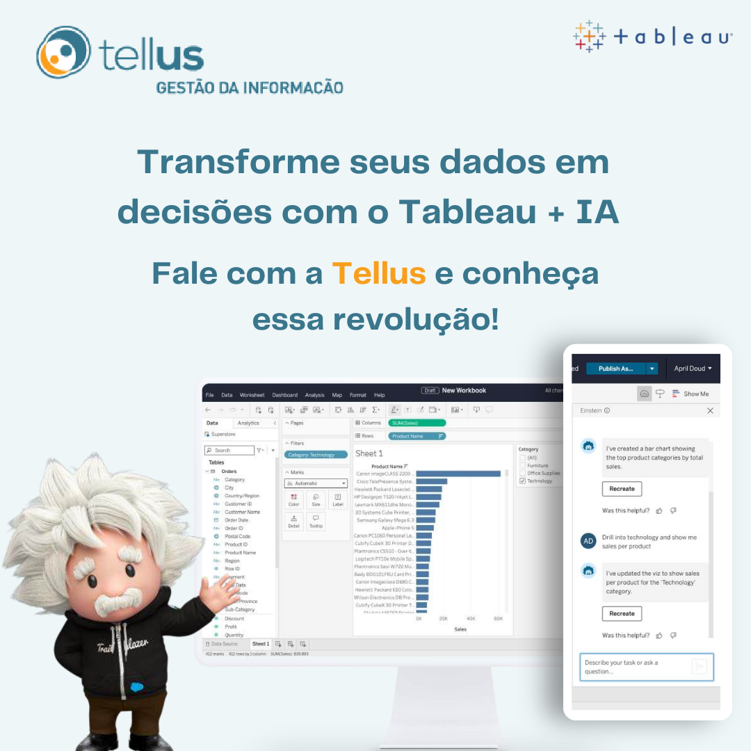 Veja como o Tableau está revolucionando o BI em 2025! • Tellus